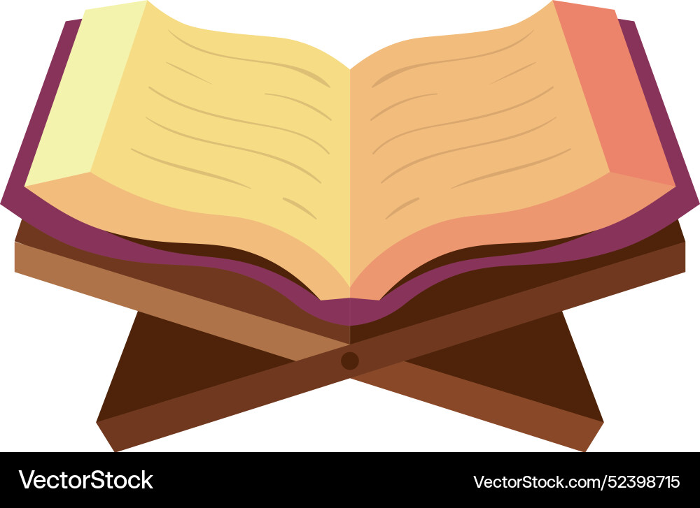 Islamic quran holy book Royalty Free Vector Image