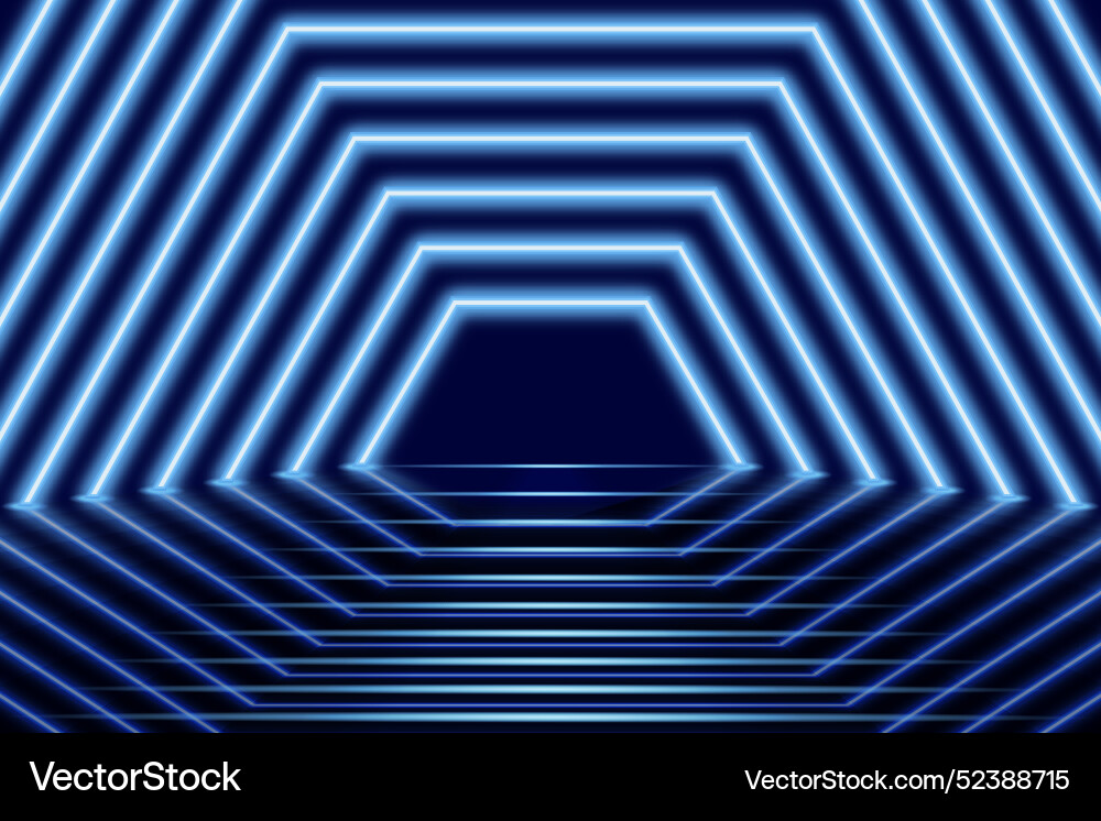 Realistic neon lights background Royalty Free Vector Image