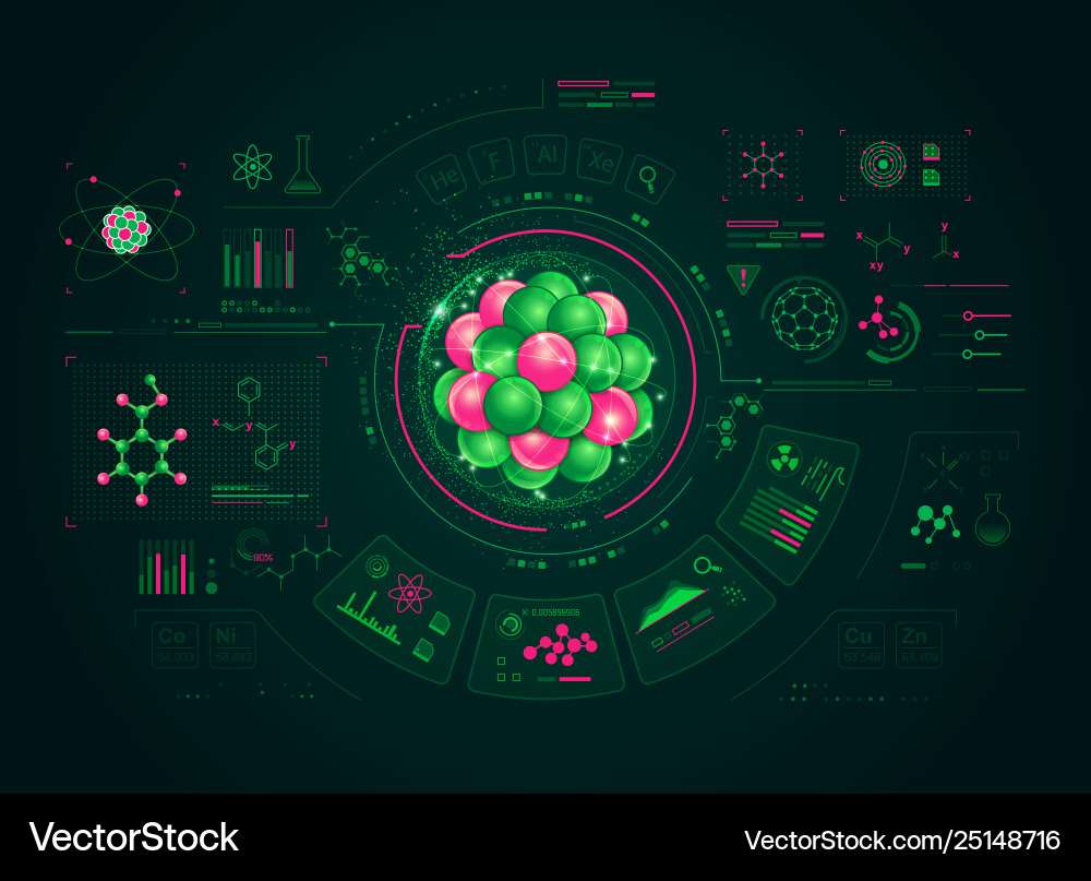 Atom Royalty Free Vector Image - VectorStock