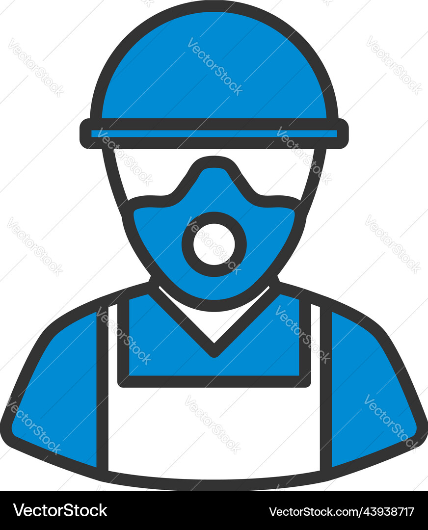 Repair worker icon Royalty Free Vector Image - VectorStock