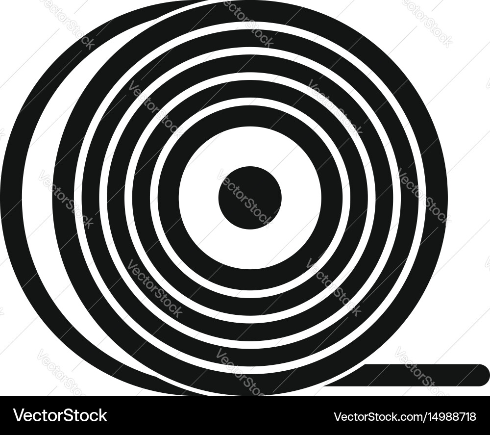 Filament Coil Icon - Plastic & ABS Royalty Free Vector