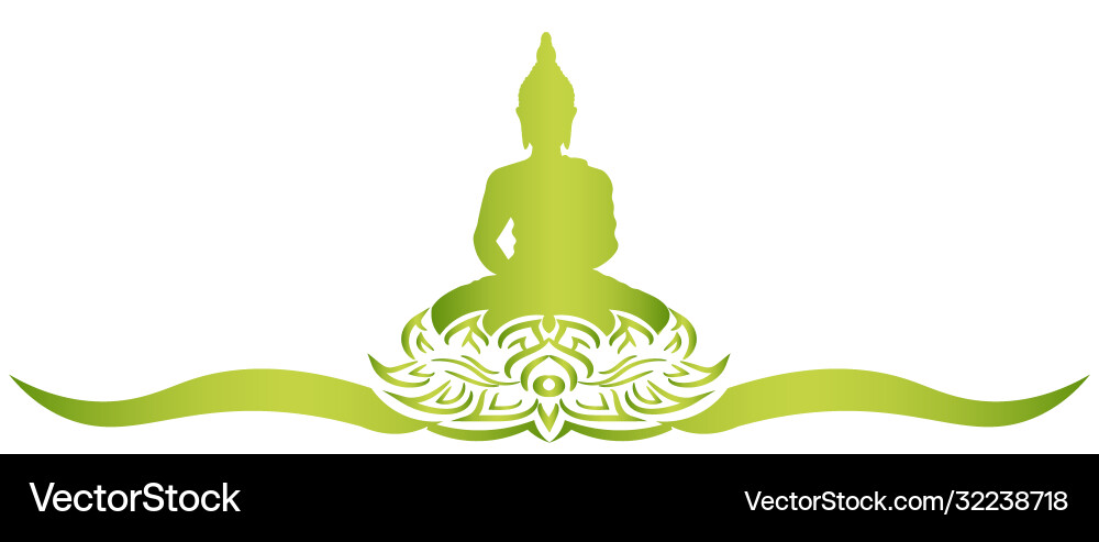 Sacred fig or pipal tree leaf buddha purnima Vector Image
