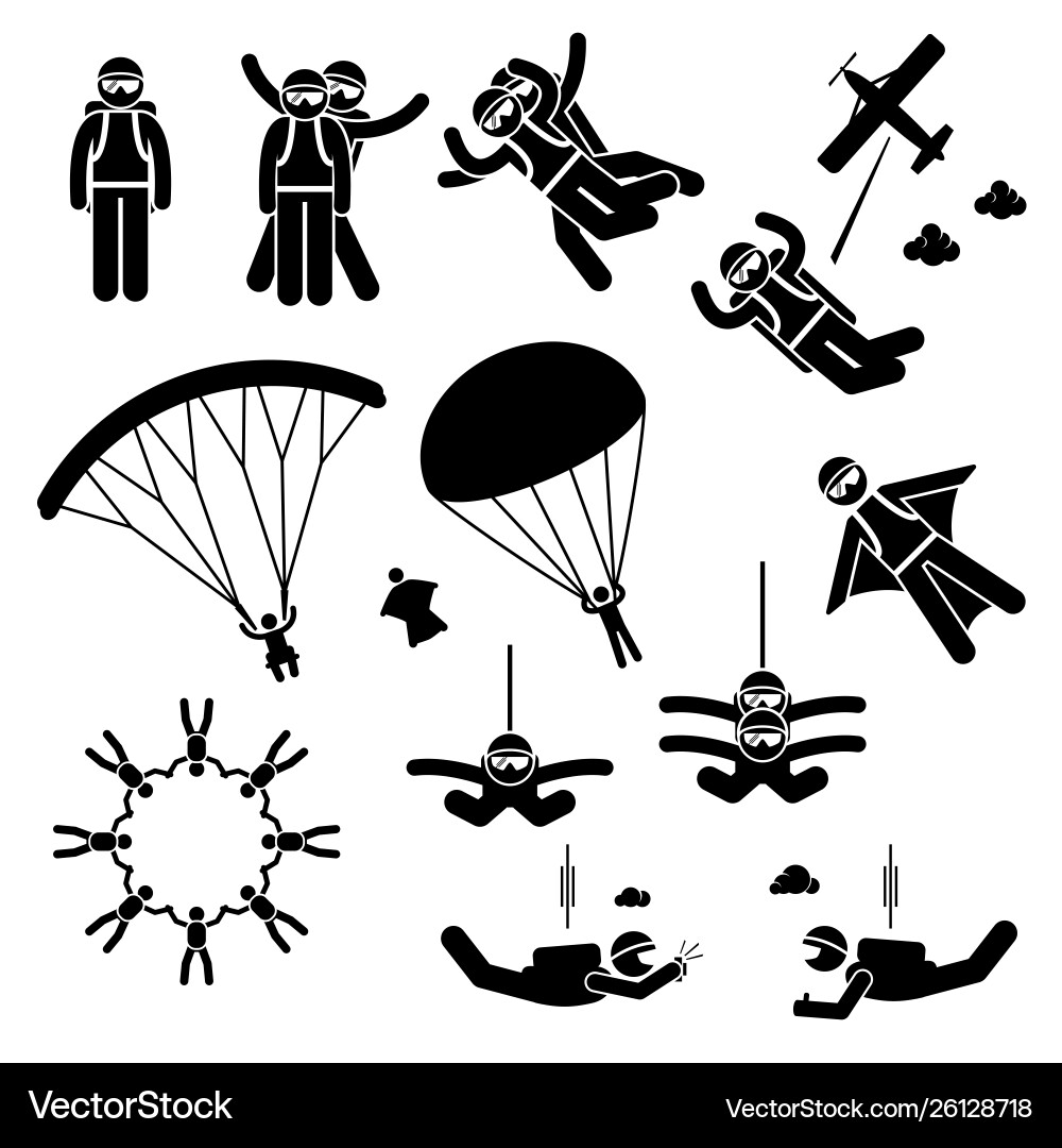 Parachute Photos Vector Images (over 170)