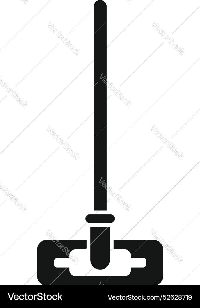 Cleaning mop icon representing service Royalty Free Vector