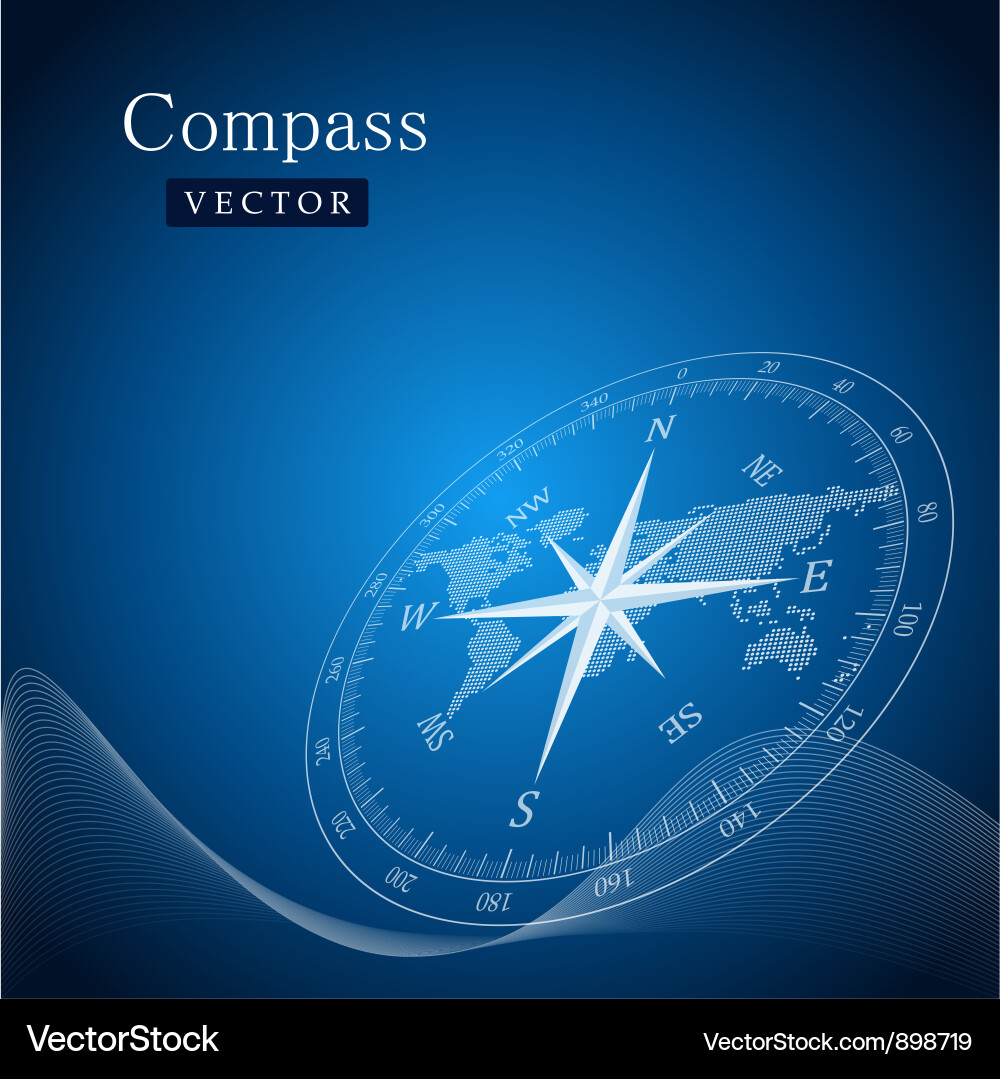 Compass Royalty Free Vector Image - VectorStock