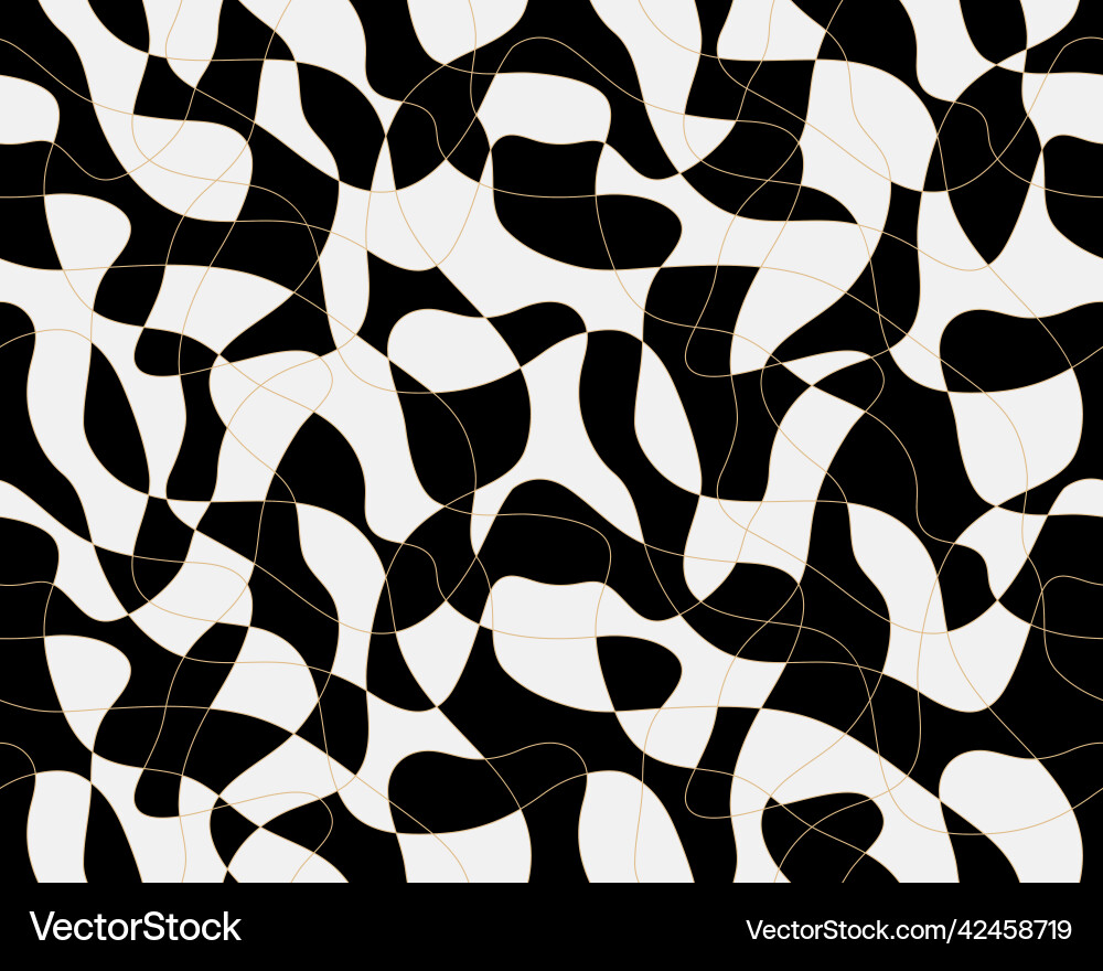 Seamless of monochrome patterns Royalty Free Vector Image