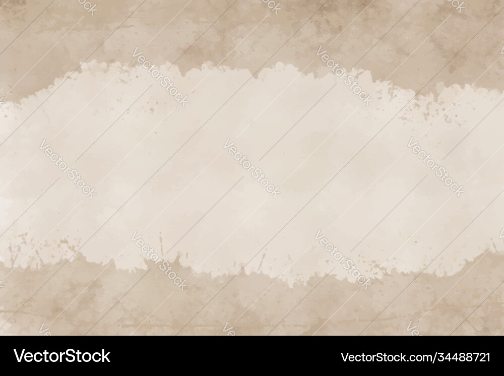 Beige brown cardboard paper textured background Vector Image