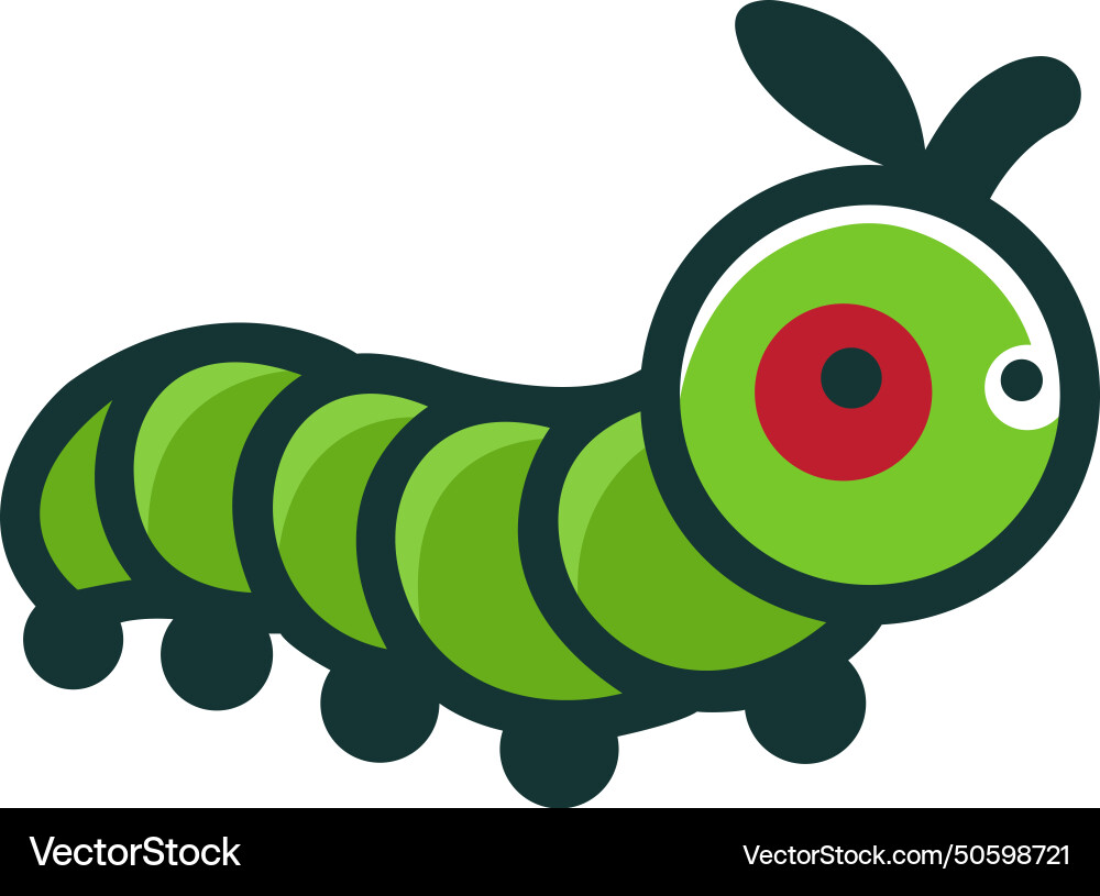Caterpillar Royalty Free Vector Image - VectorStock