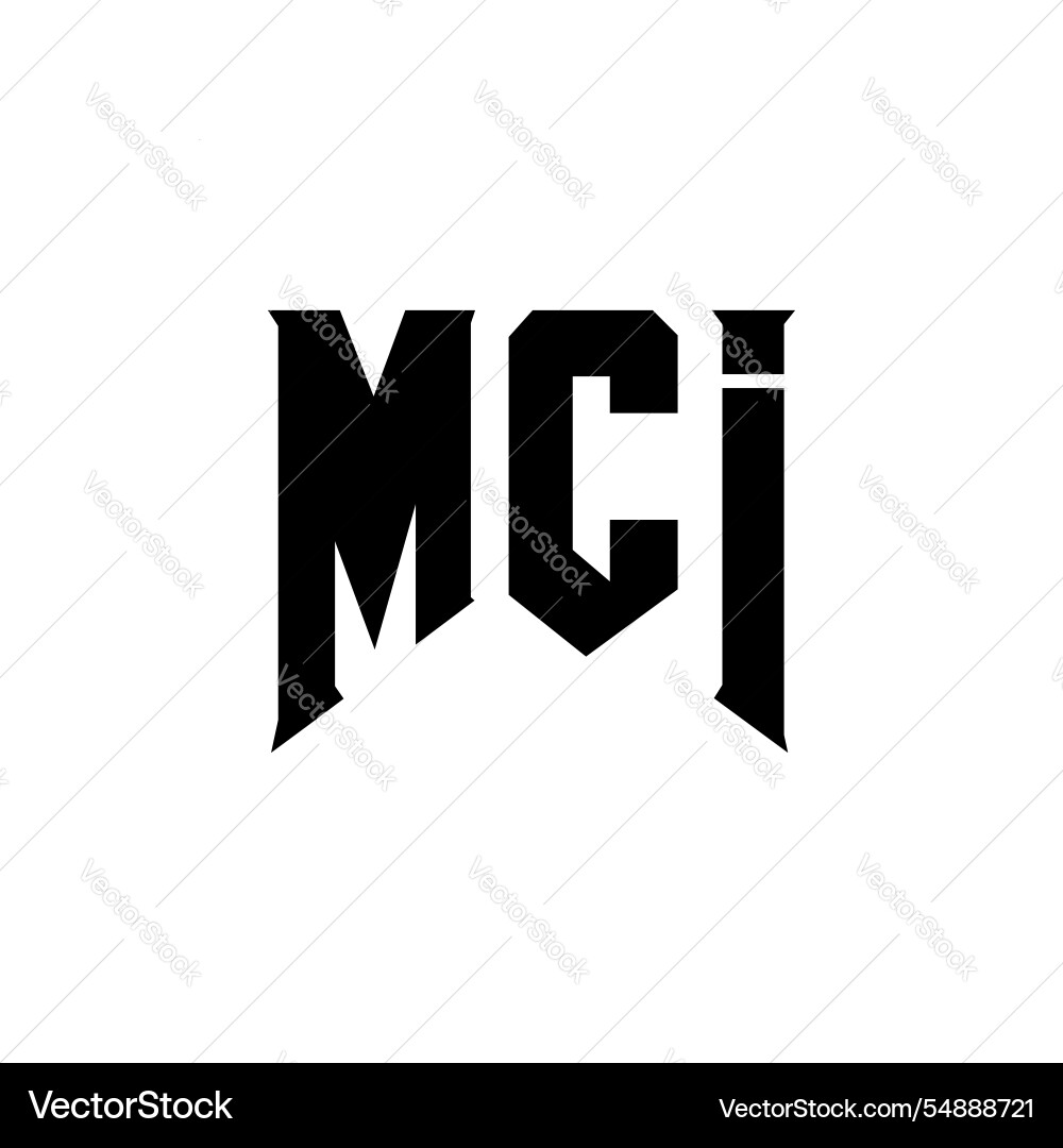 Mci letter logo design for technology company – Royalty-Free Vector ...