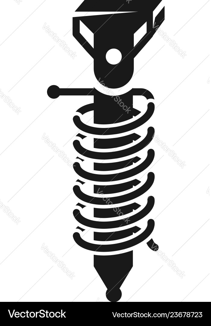 Inductor Circuit Icon Royalty Free Vector Image