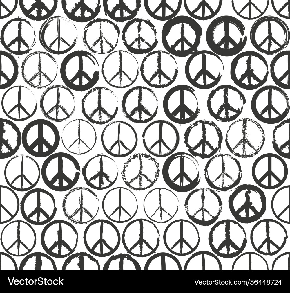 Peace signs Royalty Free Vector Image - VectorStock