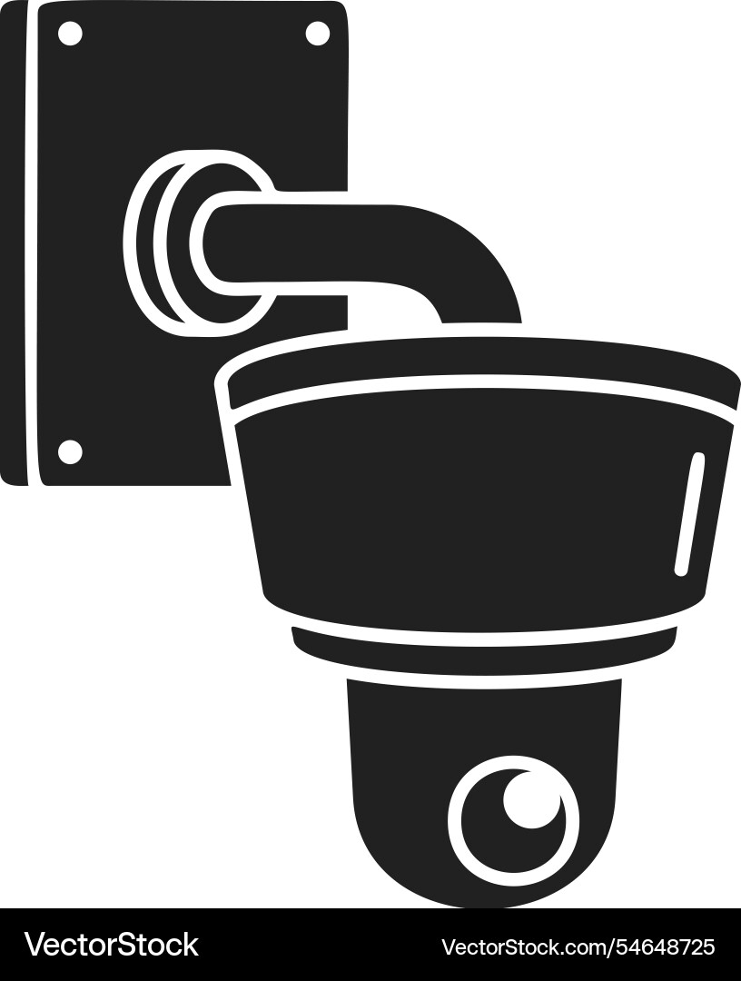 Cctv camera indoor outdoor use Royalty Free Vector Image