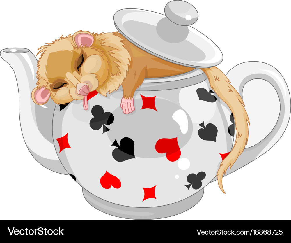 Cute dormouse Royalty Free Vector Image - VectorStock