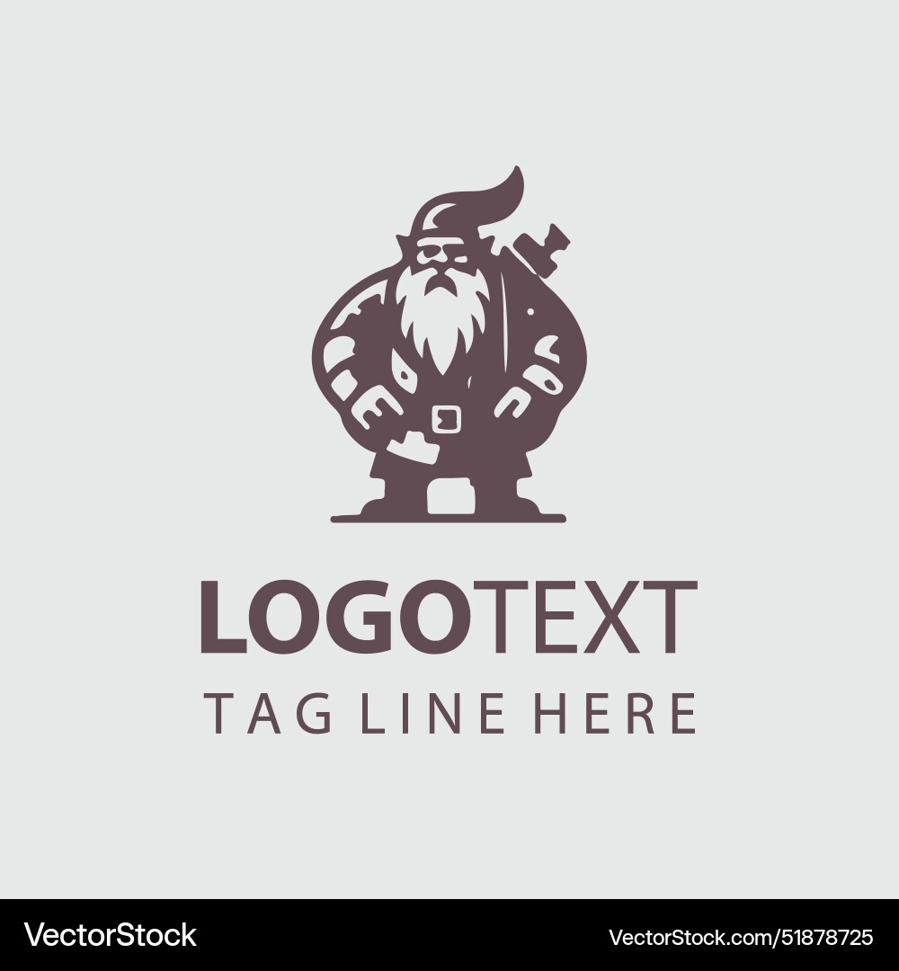 Dwarf logo Royalty Free Vector Image - VectorStock