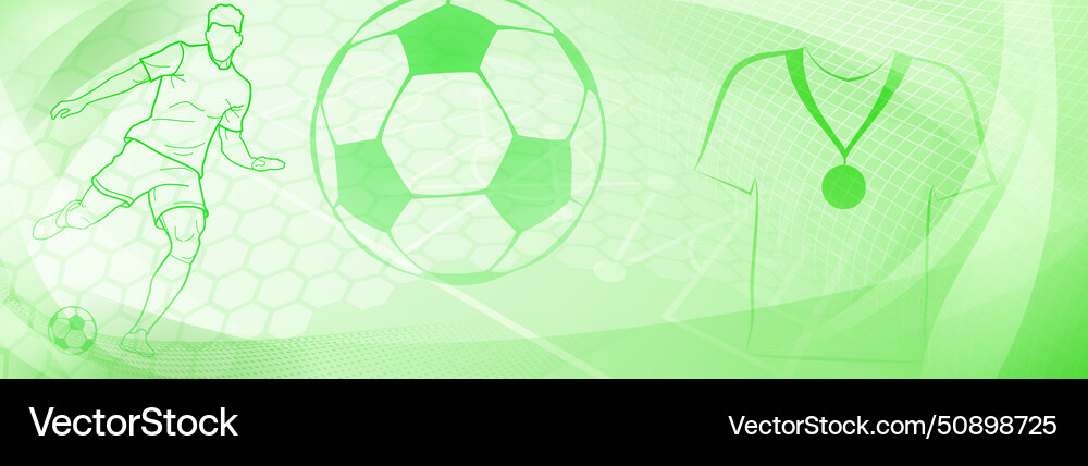 Football themed background Royalty Free Vector Image