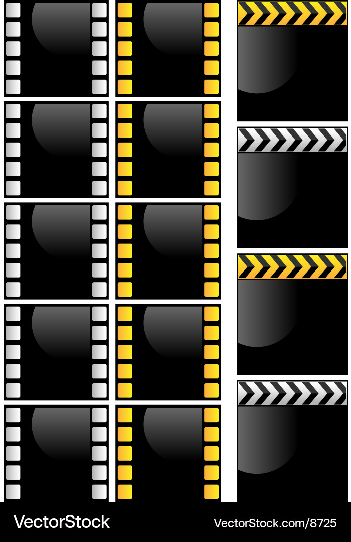 Video frame Royalty Free Vector Image - VectorStock
