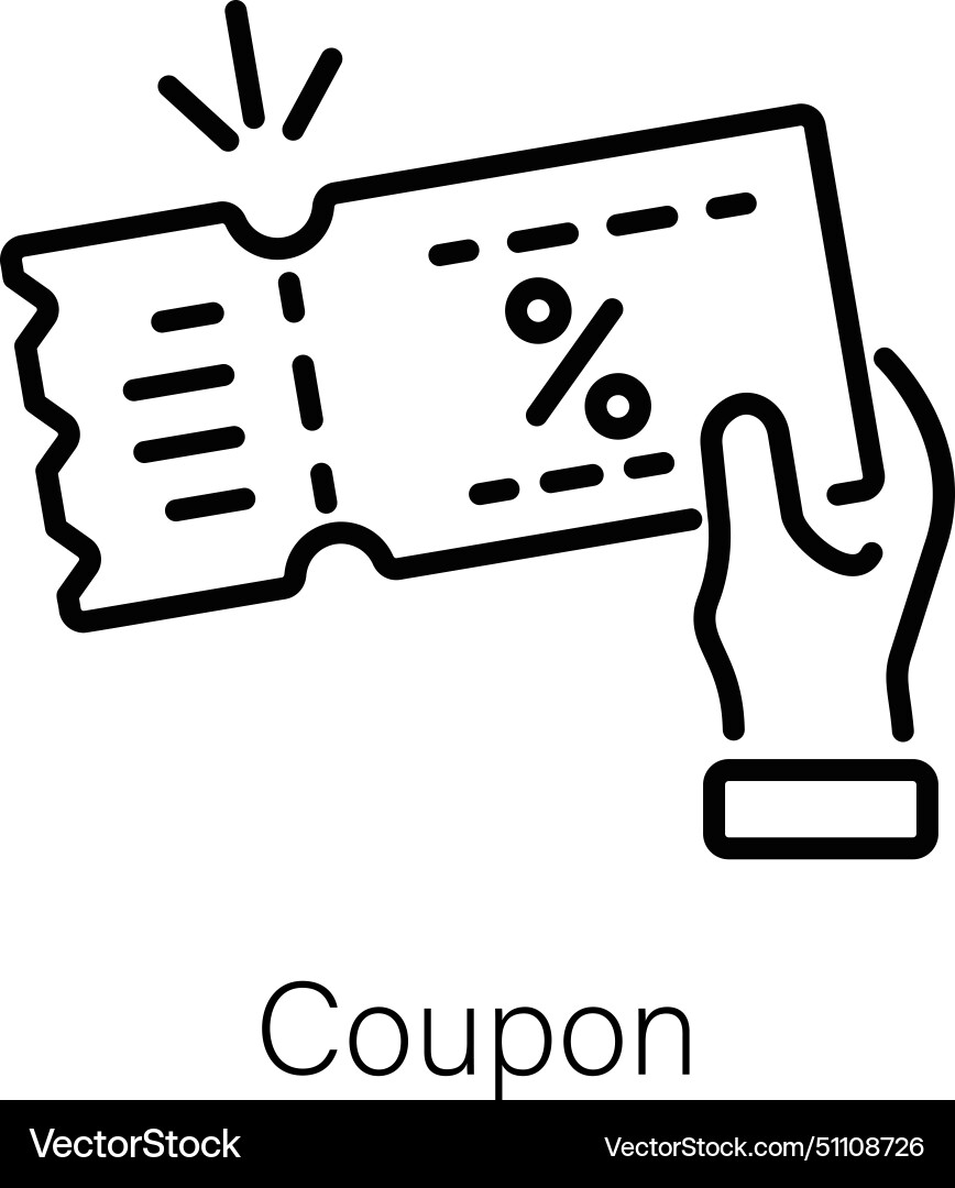Coupon Royalty Free Vector Image - VectorStock
