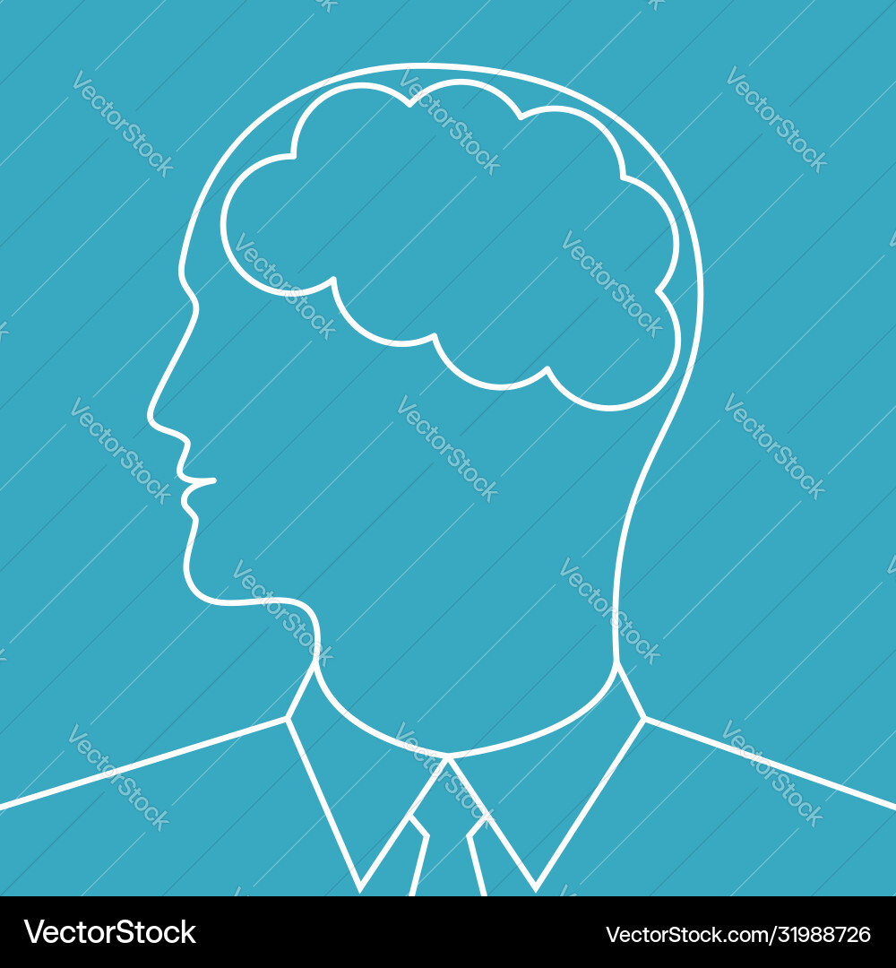 Men line Royalty Free Vector Image - VectorStock