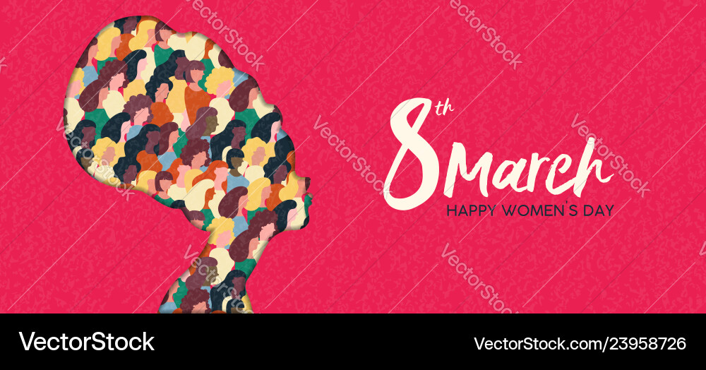 Women's Day - African Paper Cut Royalty Free Vector Image