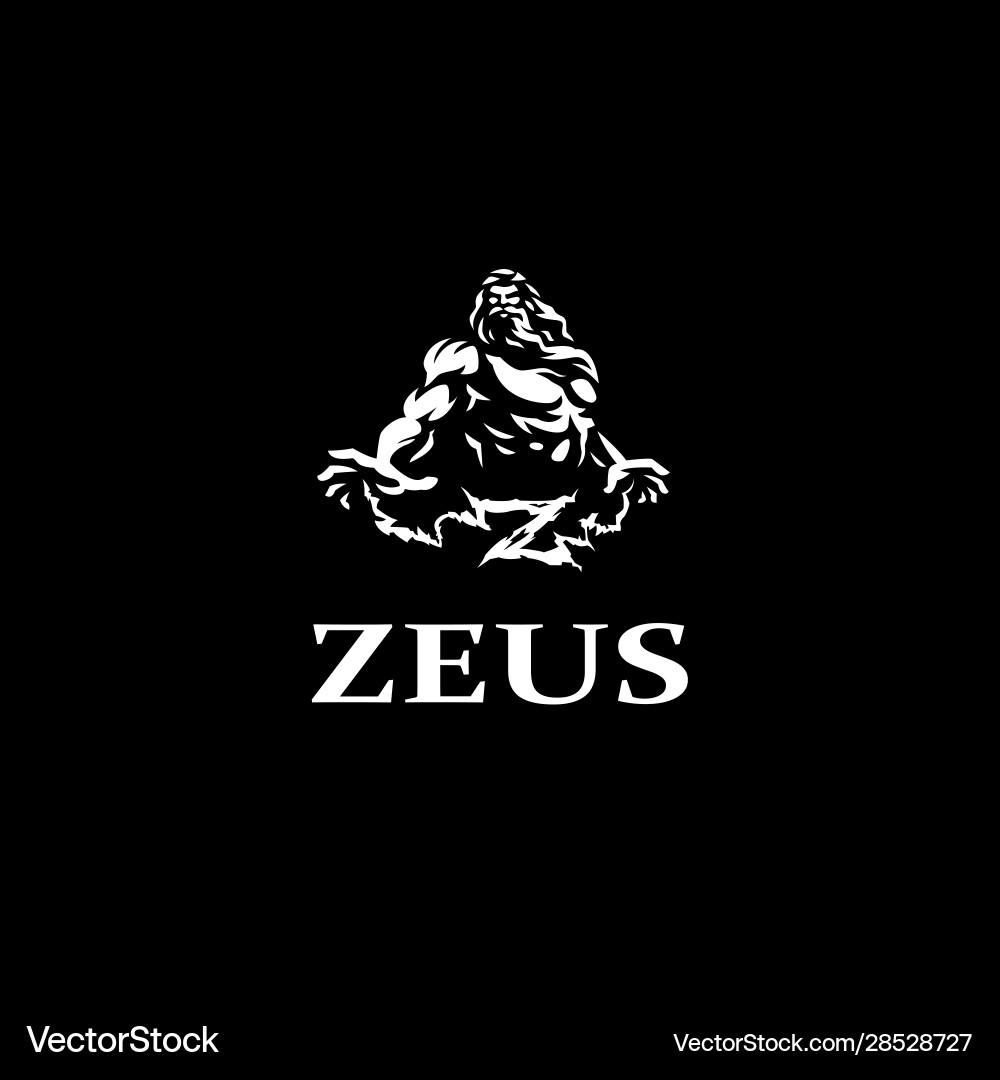 Greek god zeus Royalty Free Vector Image - VectorStock