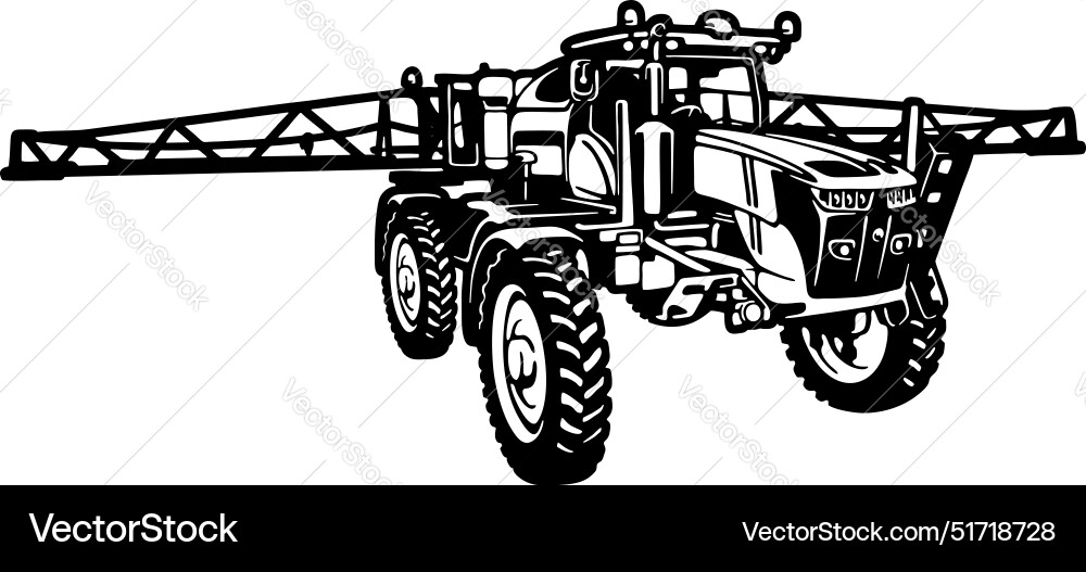 Farm Sprayer Equipment Royalty Free Vector Image