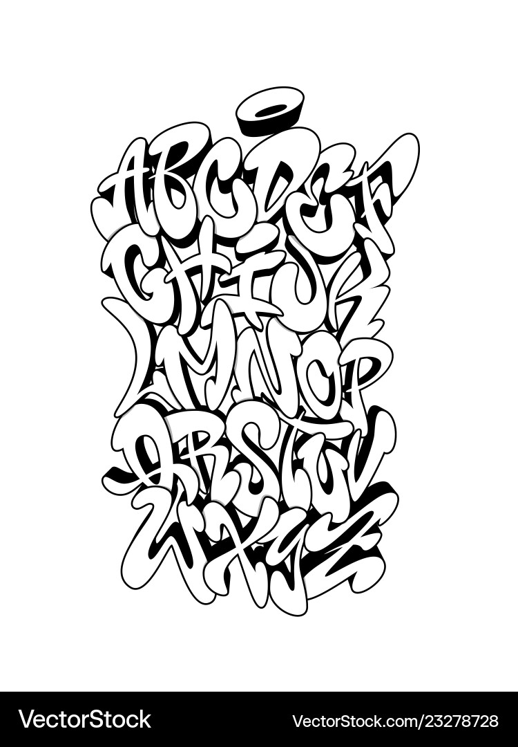 Graffiti Style Font Photo Free Printable Template Free - Infoupdate.org