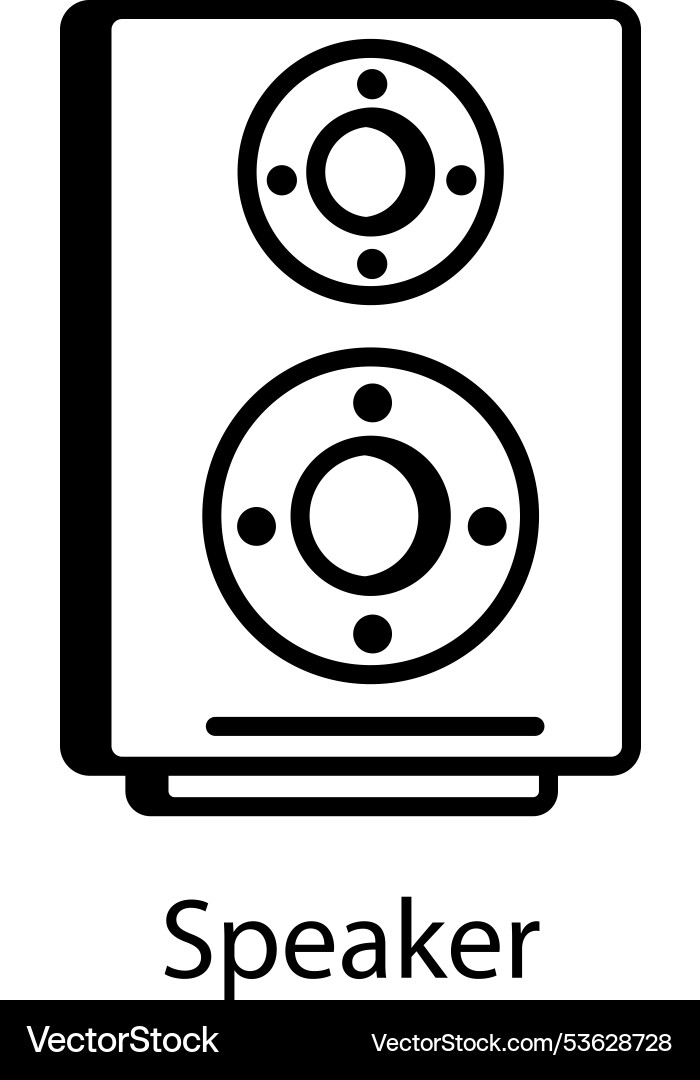 Speaker Royalty Free Vector Image - VectorStock