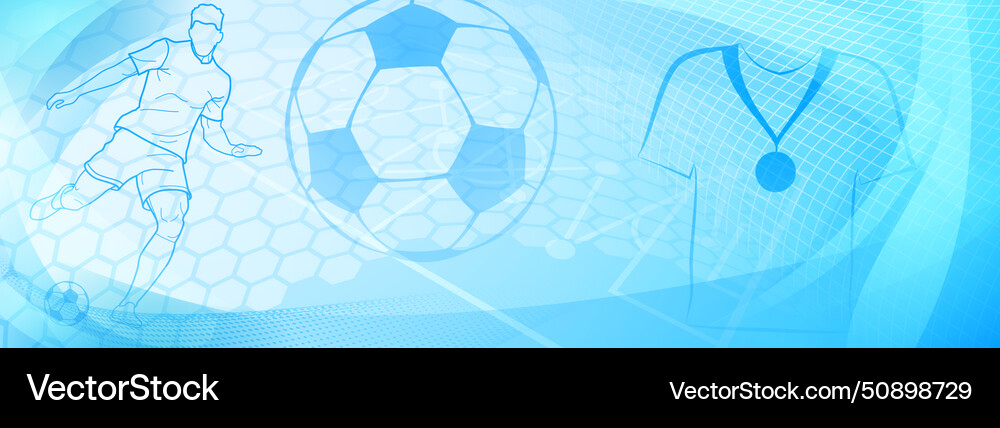 Football themed background Royalty Free Vector Image