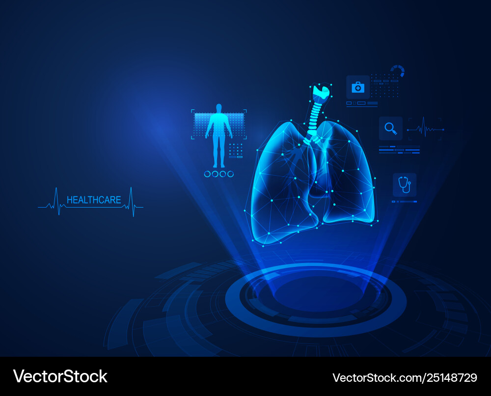 Medical lungs Royalty Free Vector Image - VectorStock