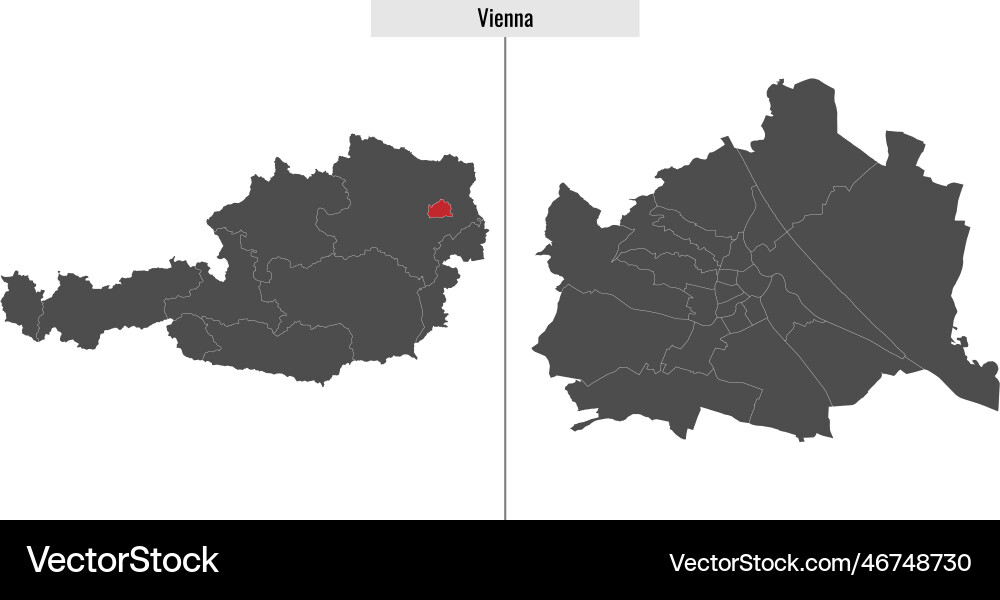 Vienna Map Districts Vector Images (over 130)
