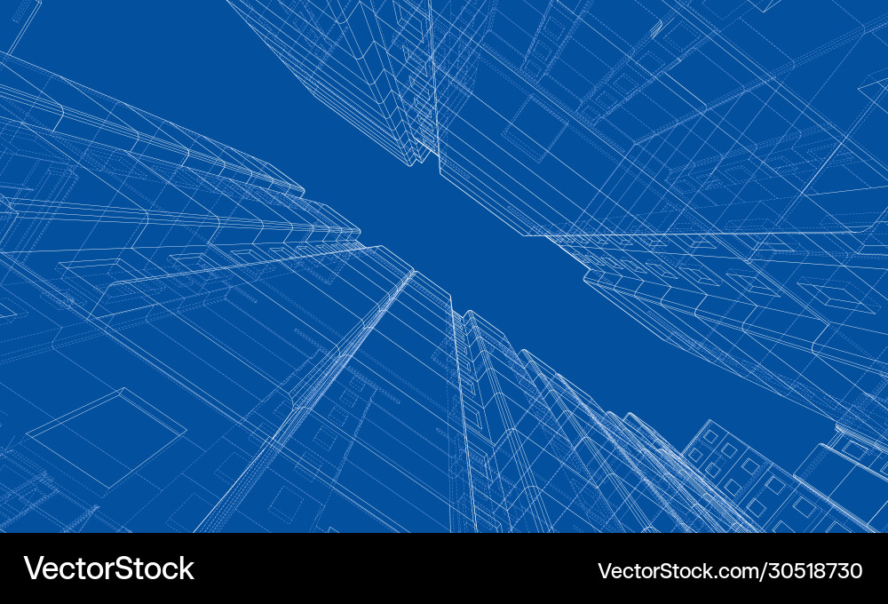 House Wireframe Model Vector Images (over 1,900)
