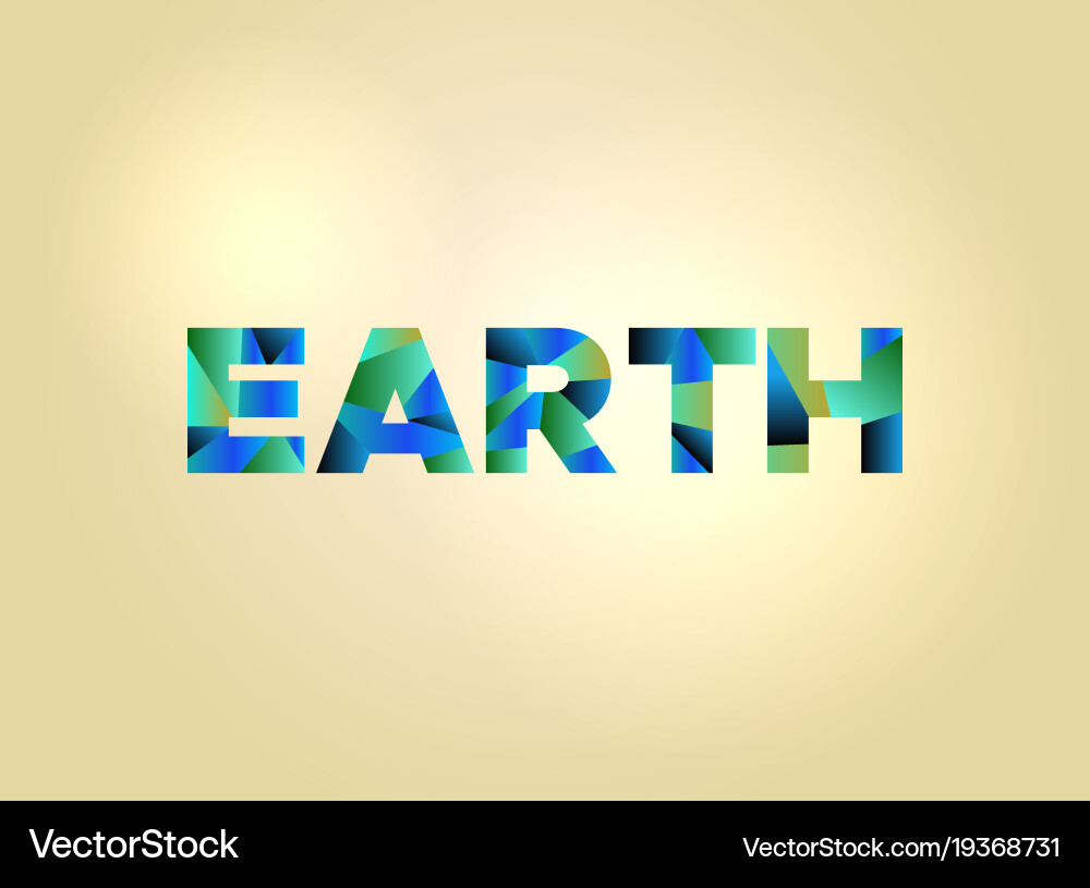 Earth Word Art