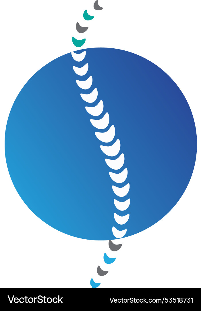 Spine diagnostics symbol design Royalty Free Vector Image