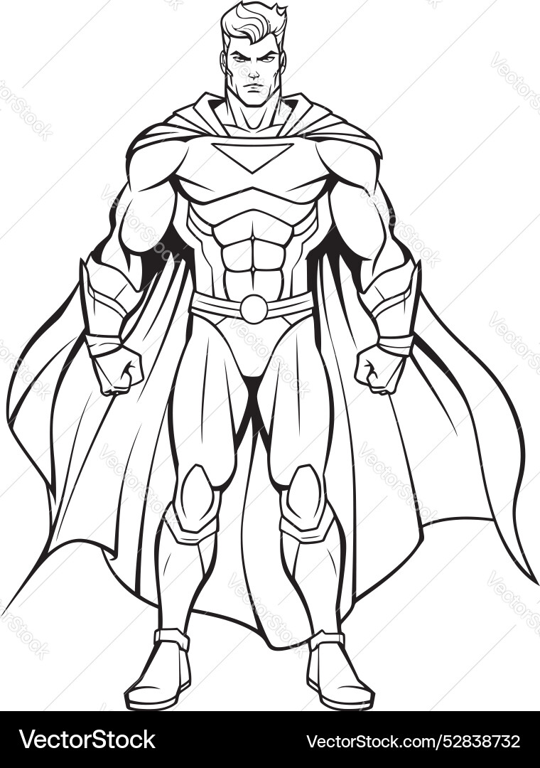 Mighty guardian iconic heroic symbol Royalty Free Vector