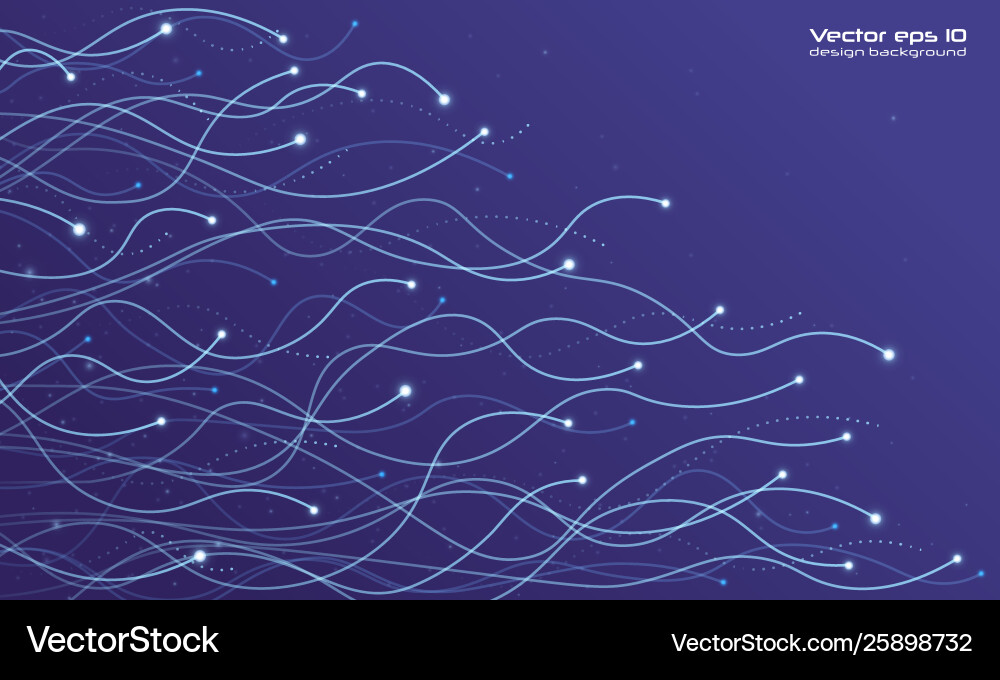 Wave lines Royalty Free Vector Image - VectorStock