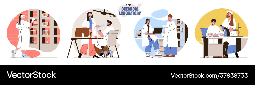 Chemical Laboratory Scenes - Research & Experiment