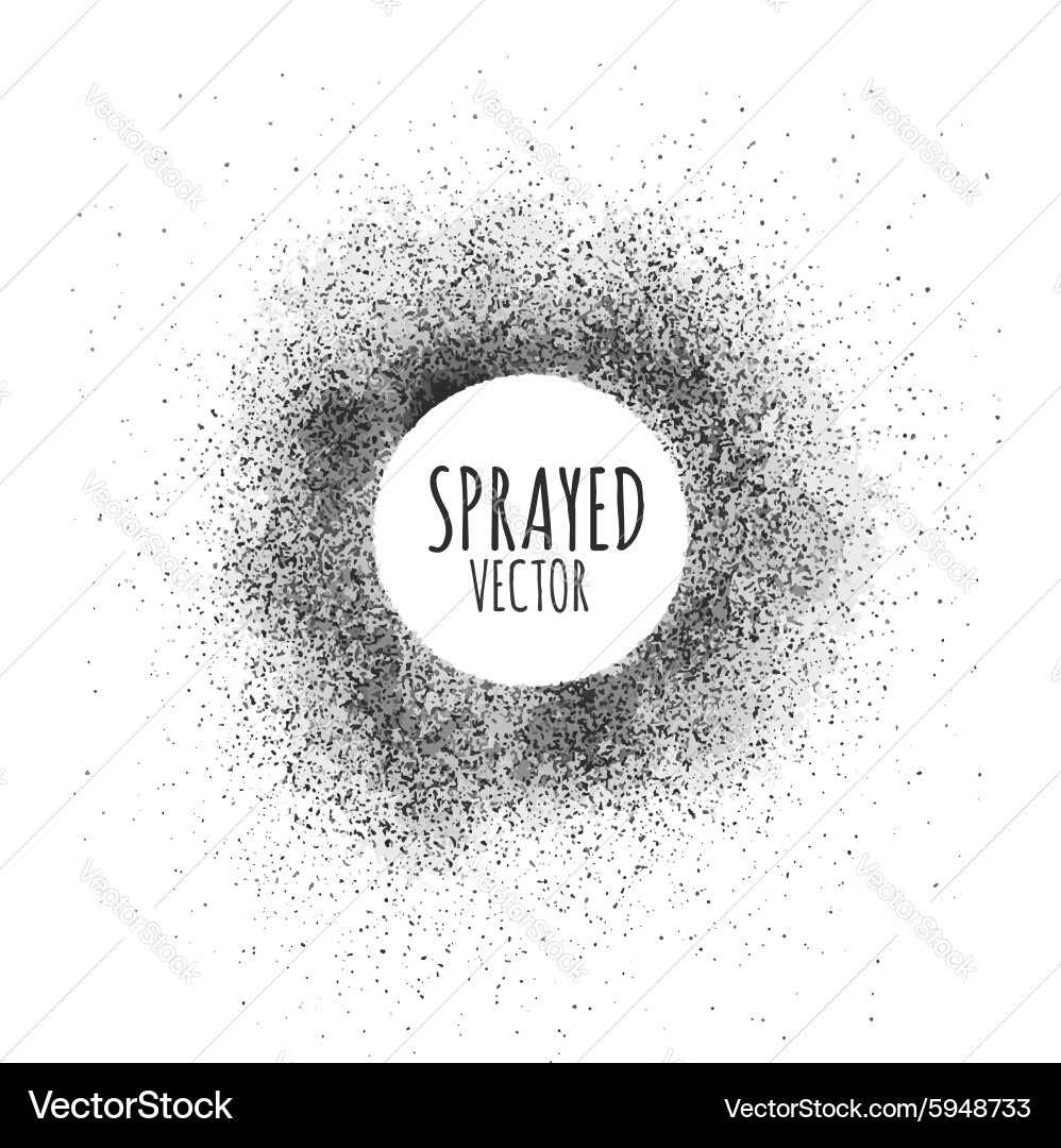 Frame spray texture Royalty Free Vector Image - VectorStock