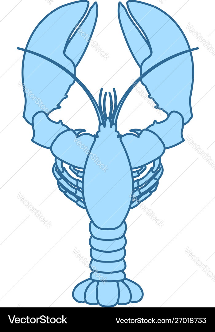 Lobster icon Royalty Free Vector Image - VectorStock