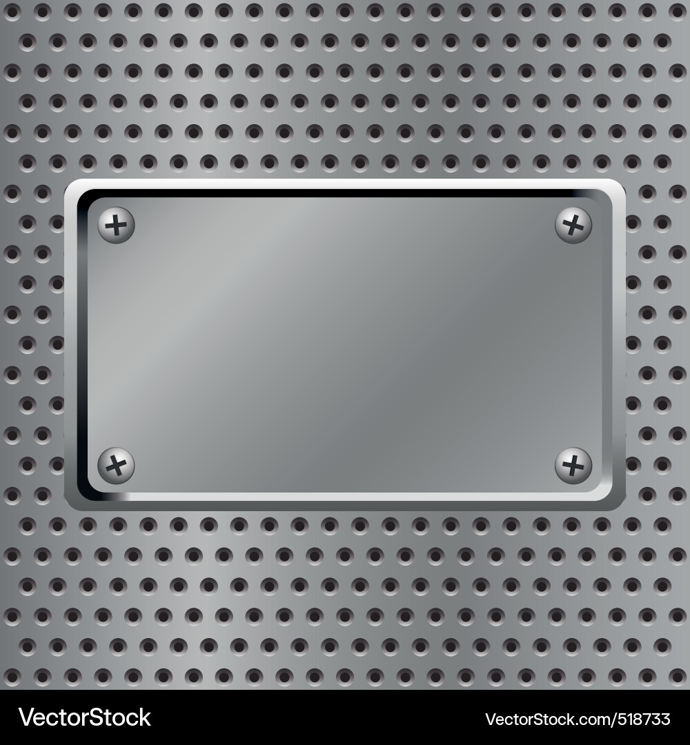 Steel background Royalty Free Vector Image - VectorStock