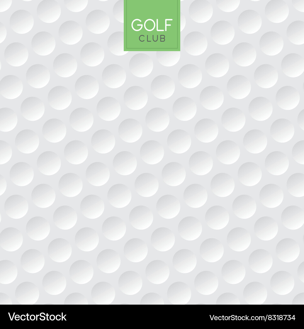 Golf ball texture background Royalty Free Vector Image