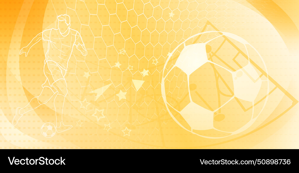 Dynamic Football Background Royalty Free Vector Image