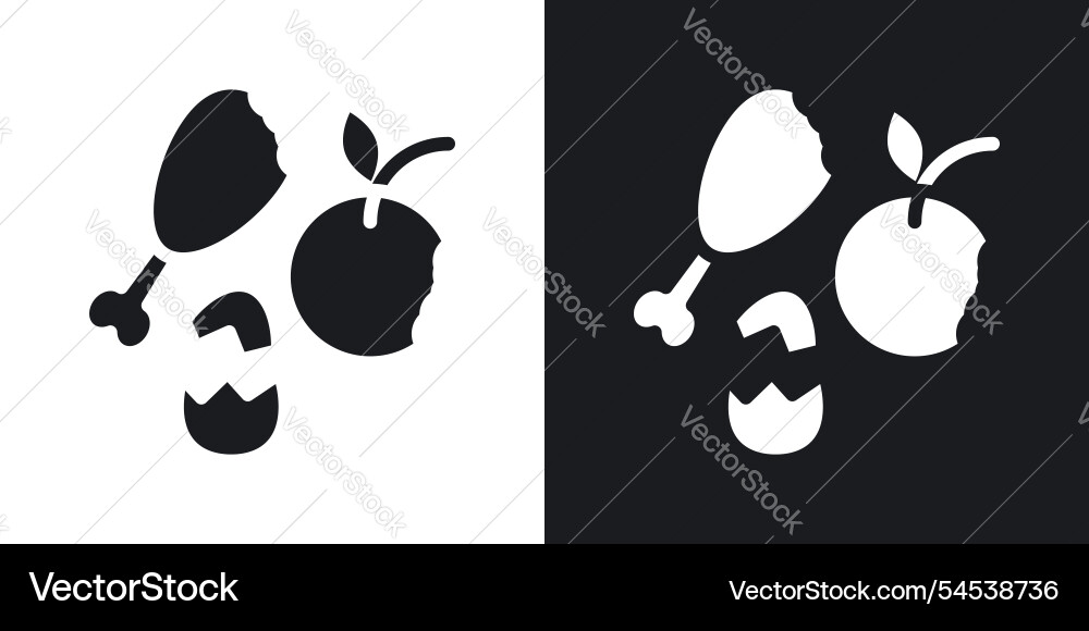 Organic waste icon Royalty Free Vector Image - VectorStock