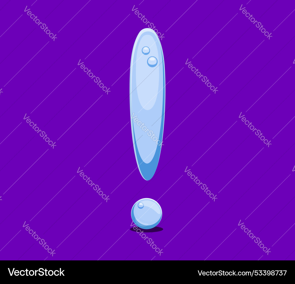 Exclamation point merry christmas font symbol Vector Image