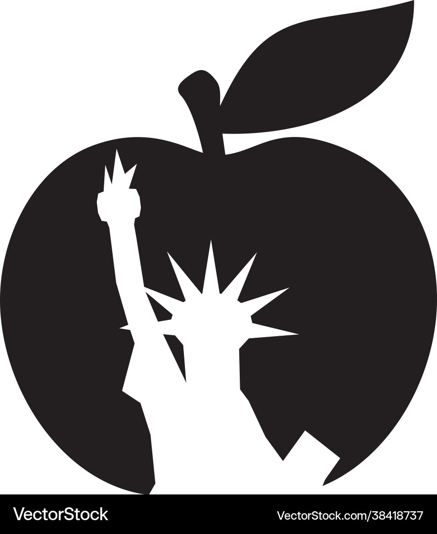 New york city symbol Royalty Free Vector Image