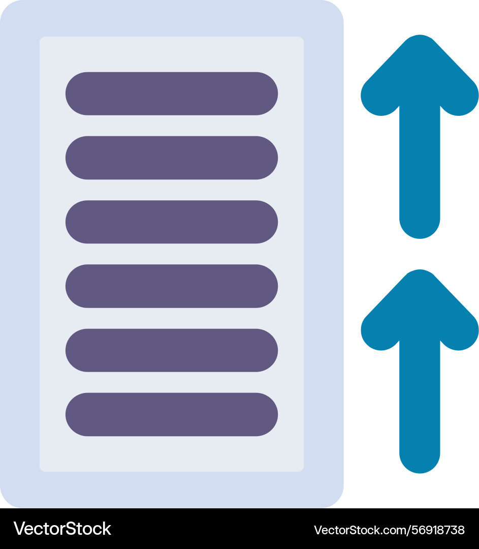 Account upgrade icon Royalty Free Vector Image