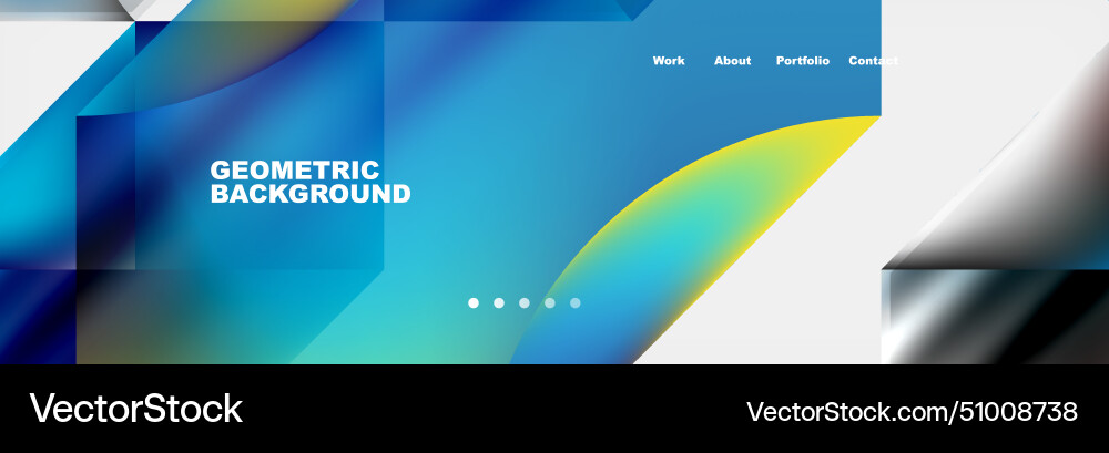 Geometric pattern with squares and circles on aqua