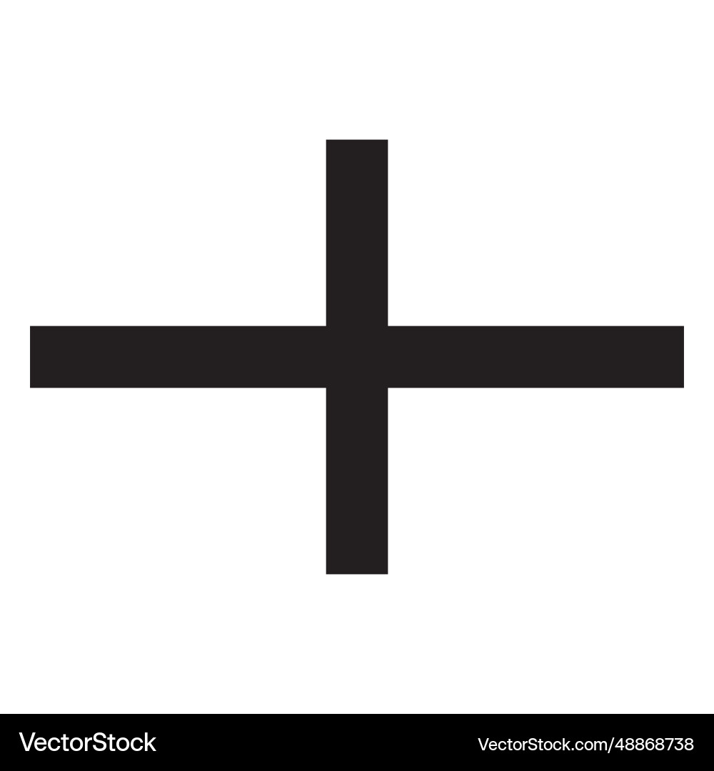 Greek cross religion Royalty Free Vector Image