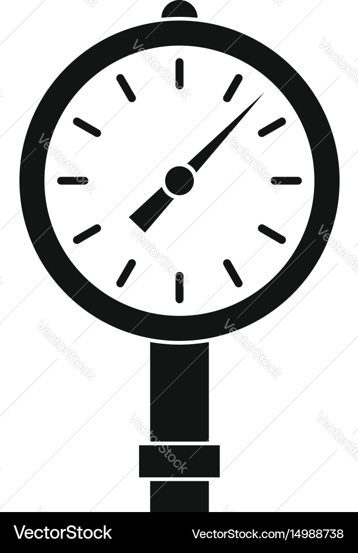 Pressure Gauge Icon Royalty Free Vector Image - VectorStock