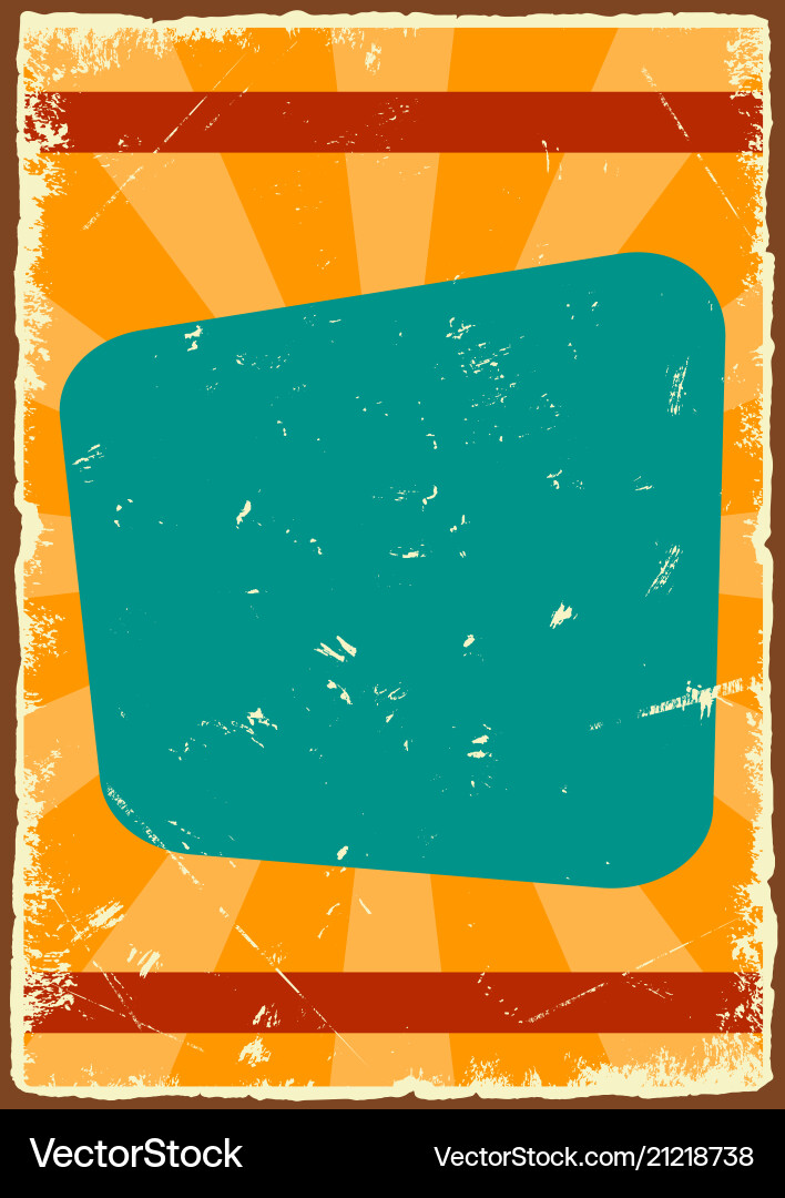 Vintage abstract poster Royalty Free Vector Image