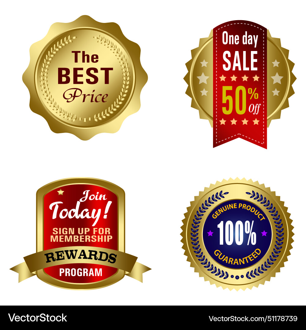 Badge design Royalty Free Vector Image - VectorStock